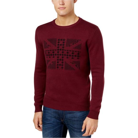 Ben Sherman | Sweaters | Ben Sherman Mens Union Jack Knit Sweater Red ...